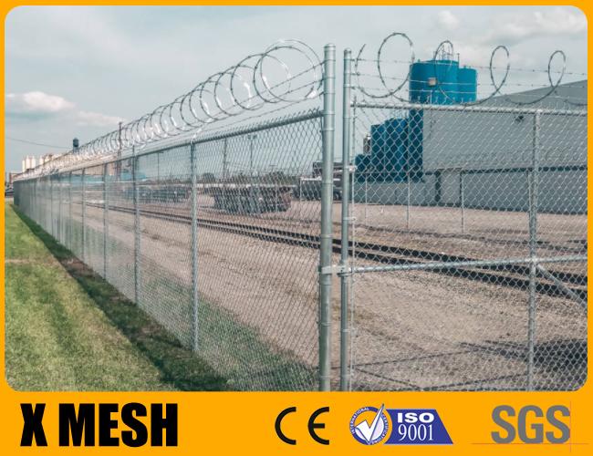 KxT Selvage Chain Link Mesh Fencing 6 Gauge Chain Link Fence