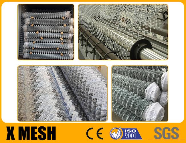 Commercial 9 Gauge Diamond Net Fencing 50mm Hole Long Lasting