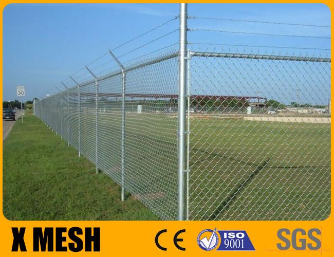 Y Arm Chain Link Fence System ASTM A392 Durable Long Lasting