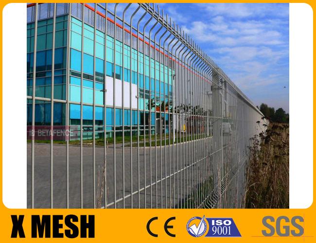 ISO9001 1.2m Galvanised Steel Fencing Systems V Shaped