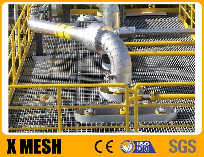 Length 2000mm Welded Steel Grating Serrated Galvanised Grid Mesh