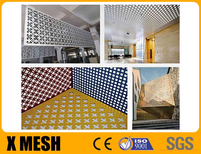 Rectangular Round Hole Perforated Metal Mesh1220x2440mm