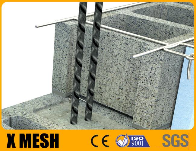 Spaced 16" Concrete Slabbing Block Ladder Mesh Used In Construction