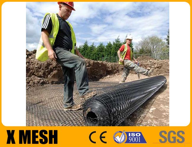 5*50m Plastic Mesh Netting ASTM D7737 Polypropylene Geogrid