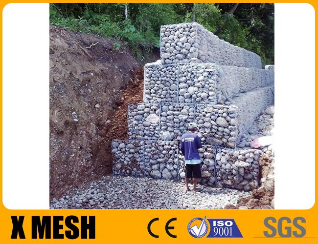 2.2mm Lacing Wire Gabion Mesh Pallet Packing 80 X 100mm For River ...