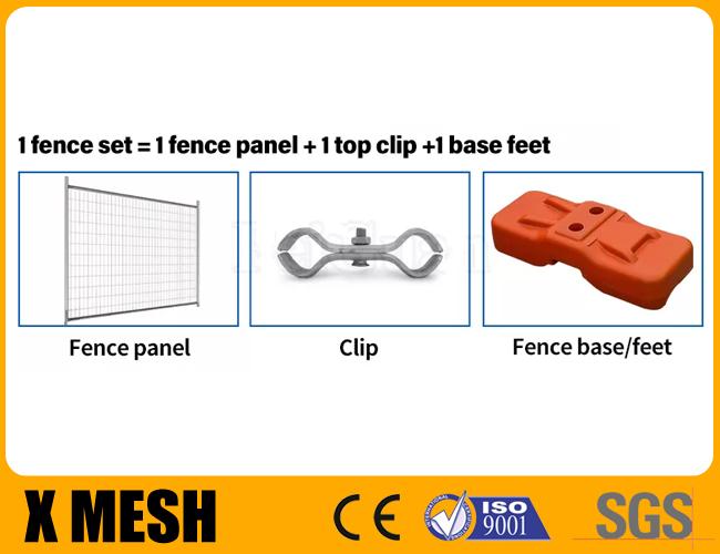 Pre Galvanized 2400x2100mm Temporary Fence Mesh Australia Standard With ...