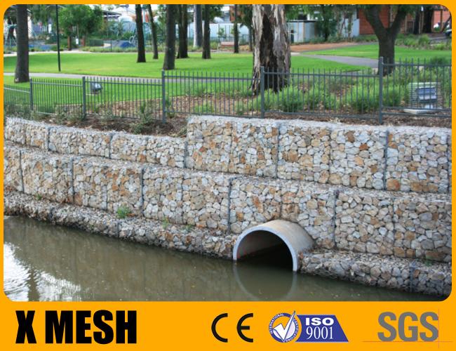 Heavy Welded Galvanized Gabion Box And Gabion Mattress 2x1x1m Astm A975