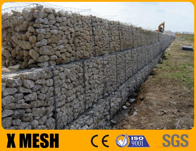 Astm A 975 Galvanized Gabion Wire Mesh 2m X 1m X 1m 2x1x0.5m