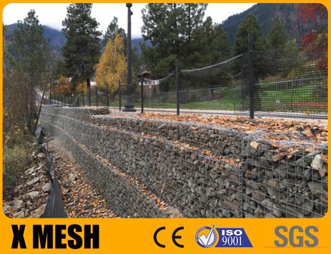 2x1x1 Meters Hexagonal Gabion Wire Mesh For Rock Retaining Walls