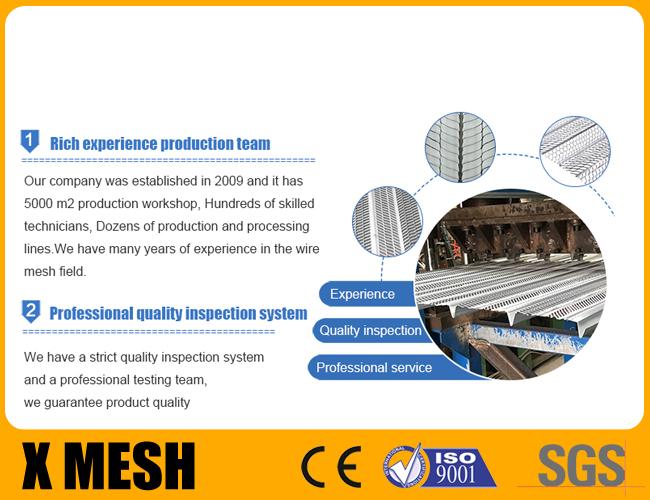 Interior Wall Construction Formwork High Rib Lath Galvanized Expanded