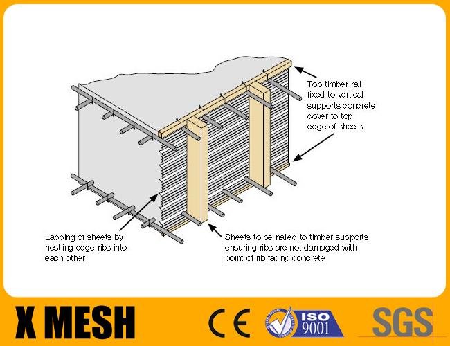 Building Materials Formwork Hy Rib Lath 16X11mm Mesh