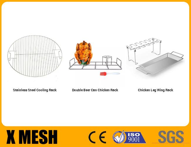 Food Grade Stainless Steel Welded Mesh Barbecue Net BBQ Grill Basket ...