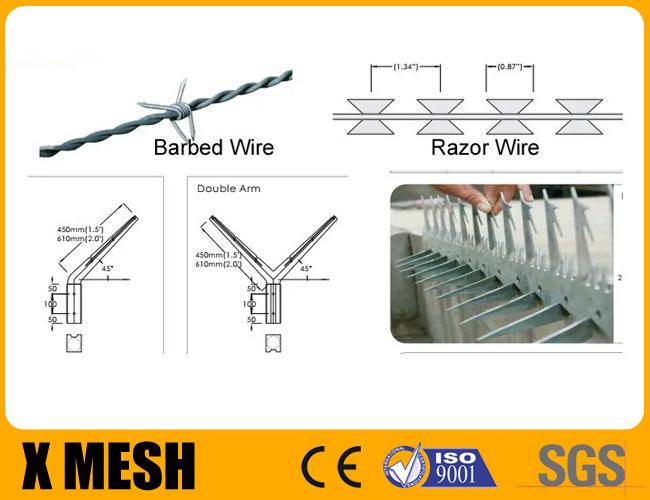 Green Coated Airport Metal Mesh Fencing ASTM Standards Anti Climb 3m ...