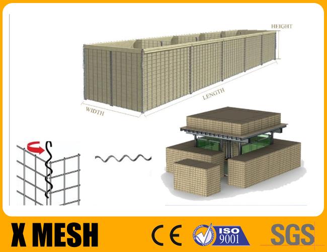 Erosion Resistant Hesco Flood Defensive Barrier Multi Cellular System ...