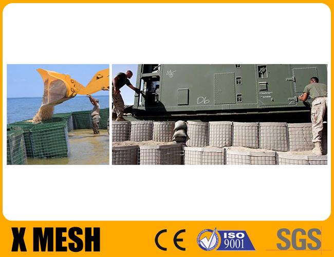 Erosion Resistant Hesco Flood Defensive Barrier Multi Cellular System ...