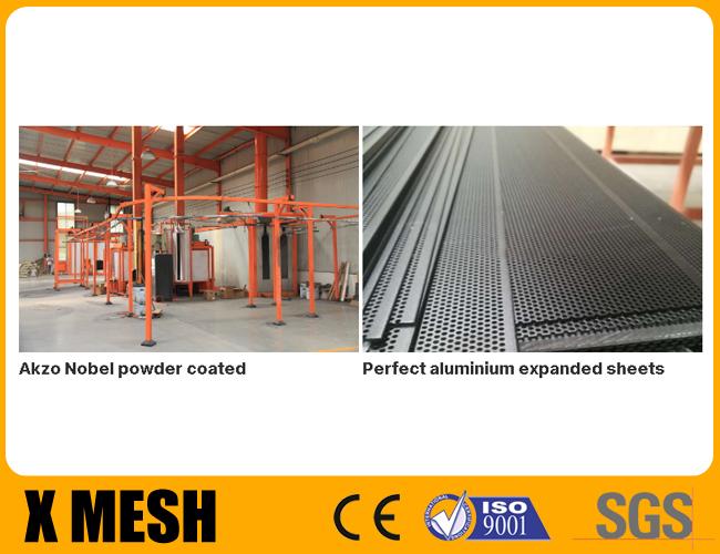 Round Hole Type Perforated Metal Mesh 20%-80% Open Area