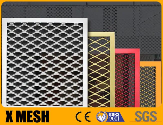 8mm Thick Cut Edge Expanded Metal Diamond Mesh Grille Screens Tempered ...