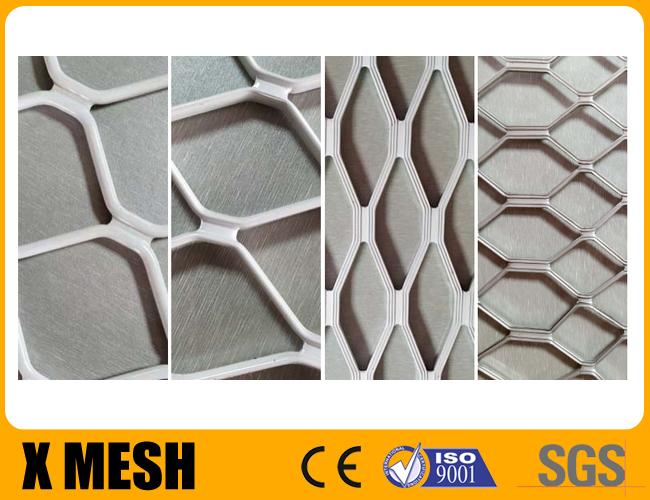 Diamond Grilles Expanded Metal Square Mesh Sheet Size 920*2050mm