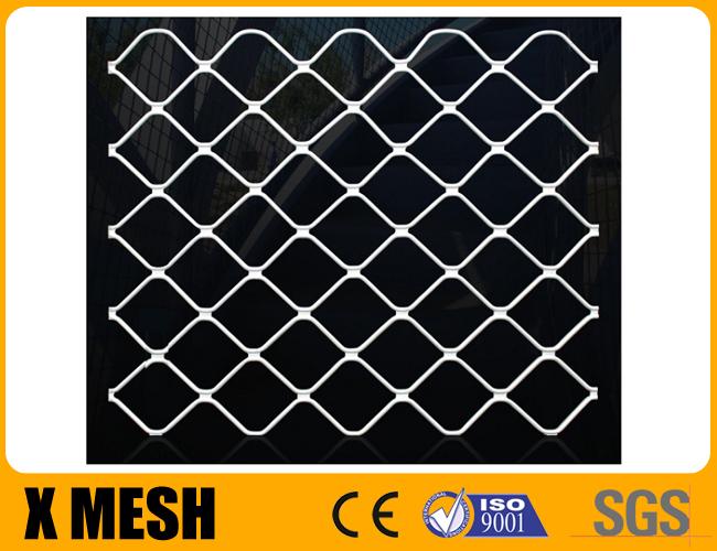 Dulux Black Matt Tempered Aluminum Expanded Metal Mesh 8mm