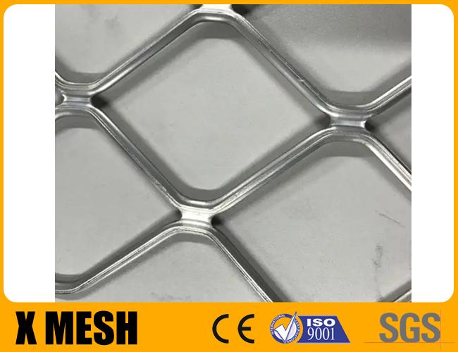 Weld 8mm Thickness Expanded Metal Wire Mesh As Diamond Grills