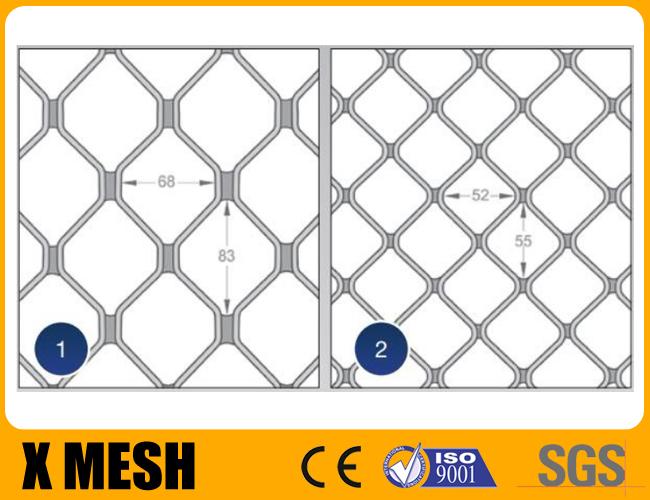 Welded Stainless Steel Expanded Metal Mesh Width 750-1250mm