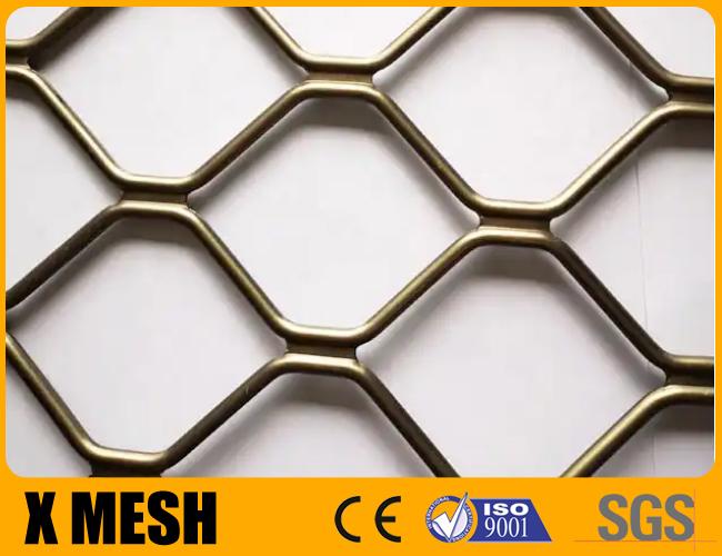 As5039 Standard Diamond Grilles Mesh 7mm Strand Width For Security Windows