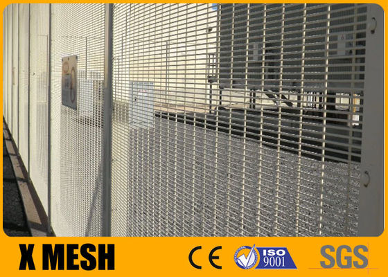 Galvanized Clear View Anti Theft Anti Cut Fence 358 Anti Climb Welded ...