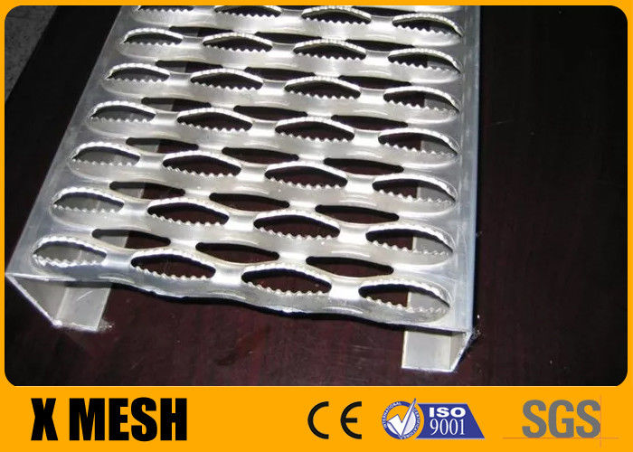 2mm Round Hole Grip Strut Galvanized Steel Grating For Stair Platform ...