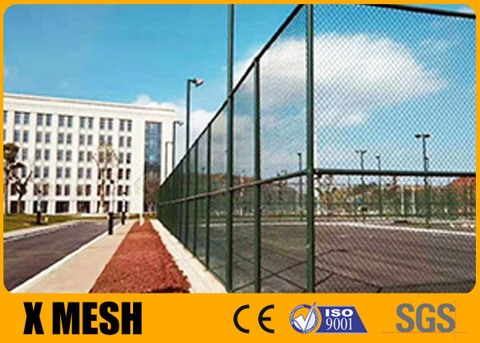 PVC Coated Wire Mesh Diamond Cyclone Chain Link Fence 5.0m For ...