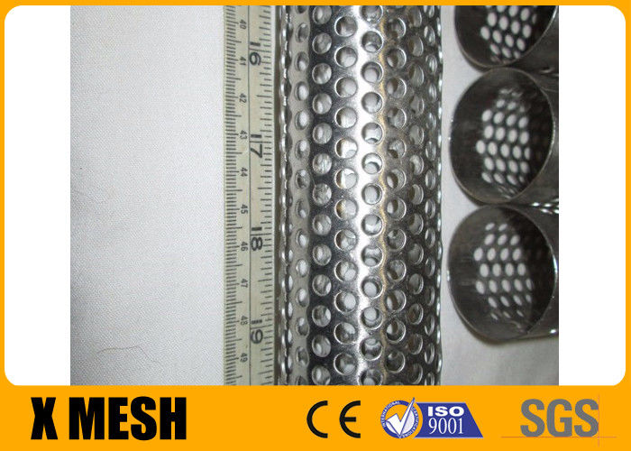 Welded Pipe 50mm Stainless Mesh Tube Filter Perforated Tube Slotted ...