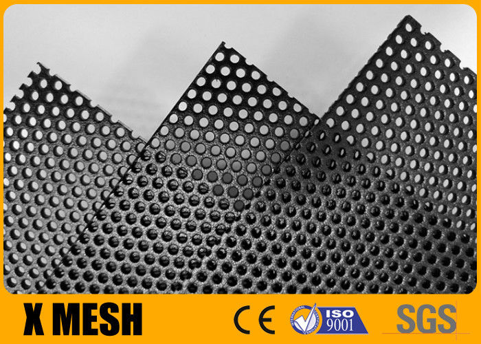 Corrosion Resistant Perforated Metal Window Screens Paint Dulux Black ...