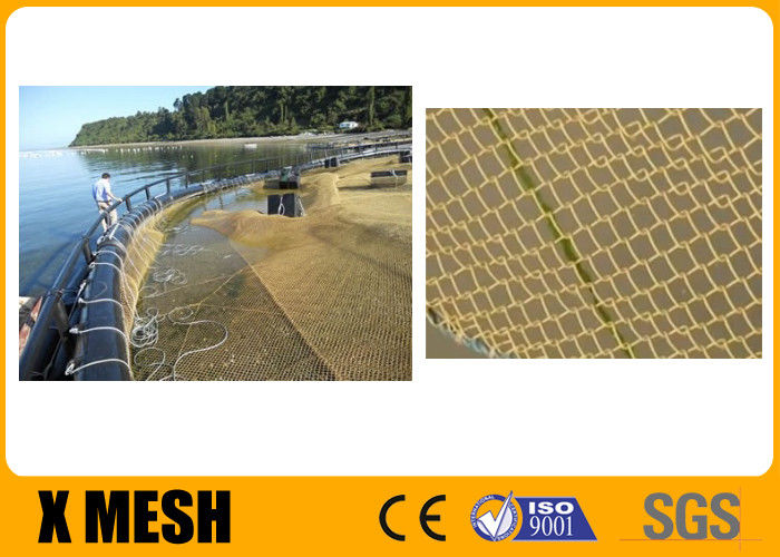 Alloy 4.0mm Copper Wire Netting Corrosion And Impact Resistance For Salmon