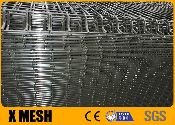 3 V Beams Anti Climb Mesh Fence Black Powder Coated PPC Finish