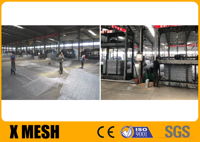 275g Zinc Coating Gabion Mesh Astm A975 Standard For Revetments